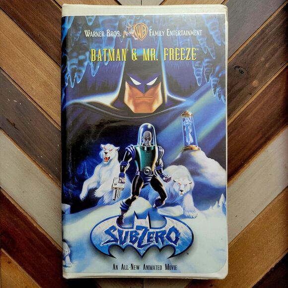 Media | Batman Mr Freeze Subzero Vhs 1998 Clamshell Case Tested Like ...